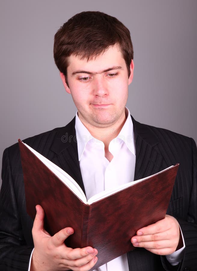 Confused Businessmen with Note Stock Image - Image of success, look ...