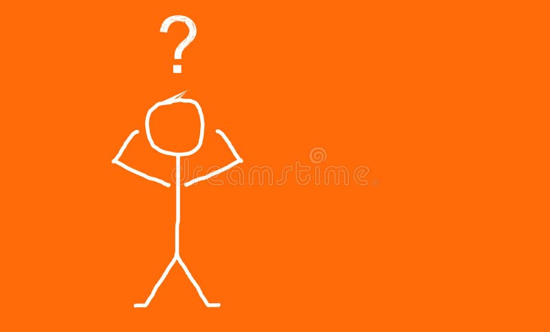 Orange Question Mark Clipart