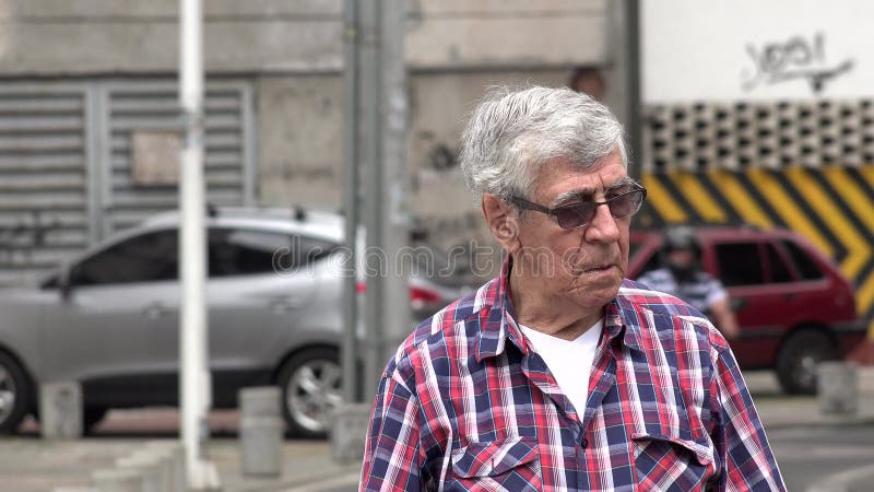Confused and Disoriented Old Man Stock Video - Video of person ...