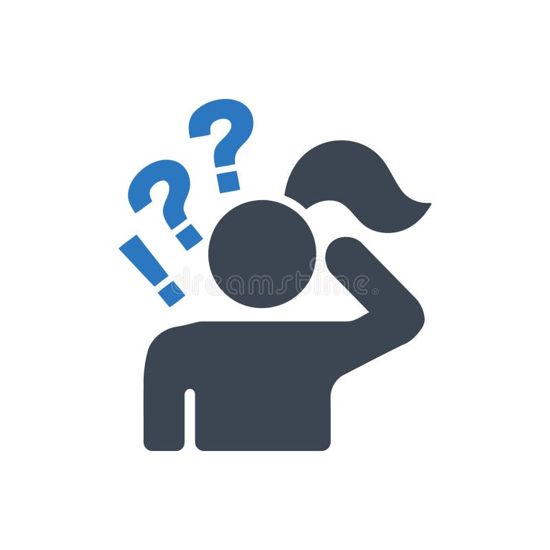 Confused Expression - Female Explorer Scientist Cartoon Vector Stock ...