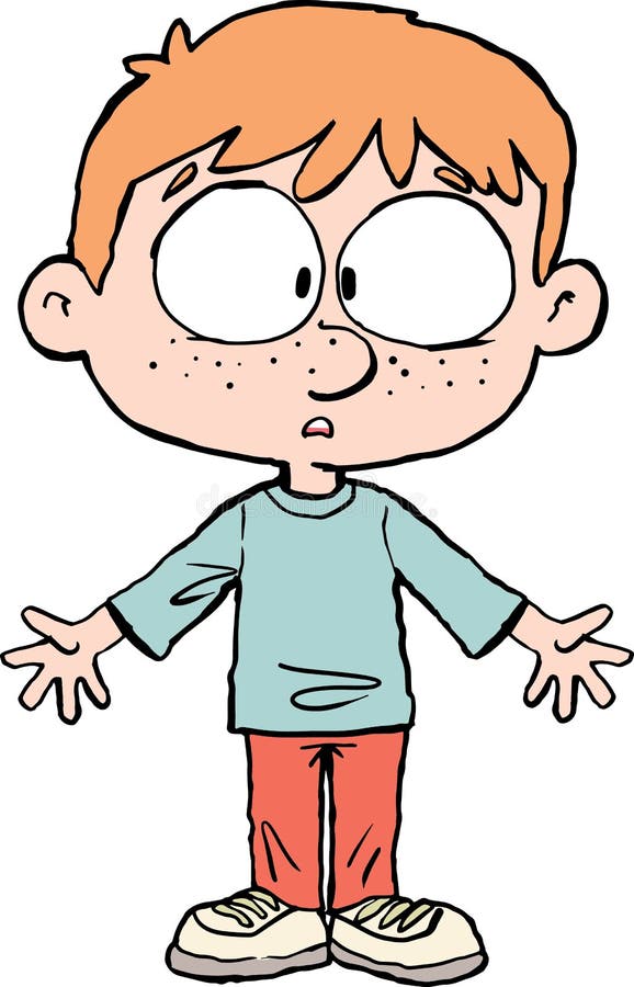 Line Drawing Boy Confused Stock Illustrations – 70 Line Drawing Boy ...