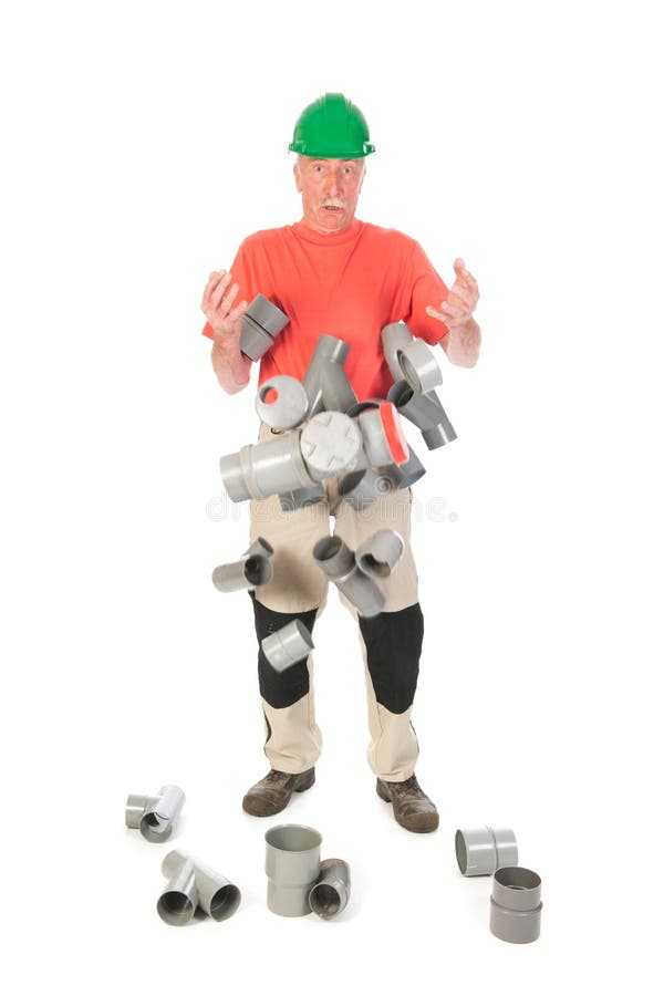 PVC tubes and pipes stock photo. Image of sewer, installation - 33160794