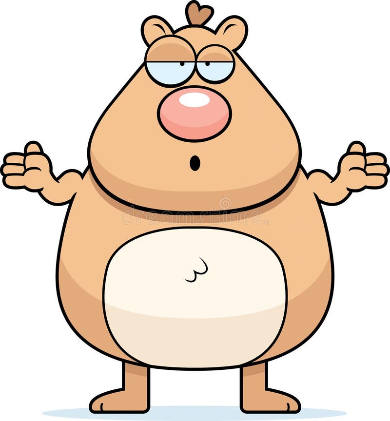 Confused Hamster stock vector. Illustration of dumb, hamster - 15695089