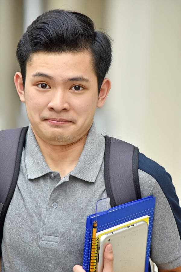 Confused Handsome Boy Student Stock Photo - Image of looking, male ...