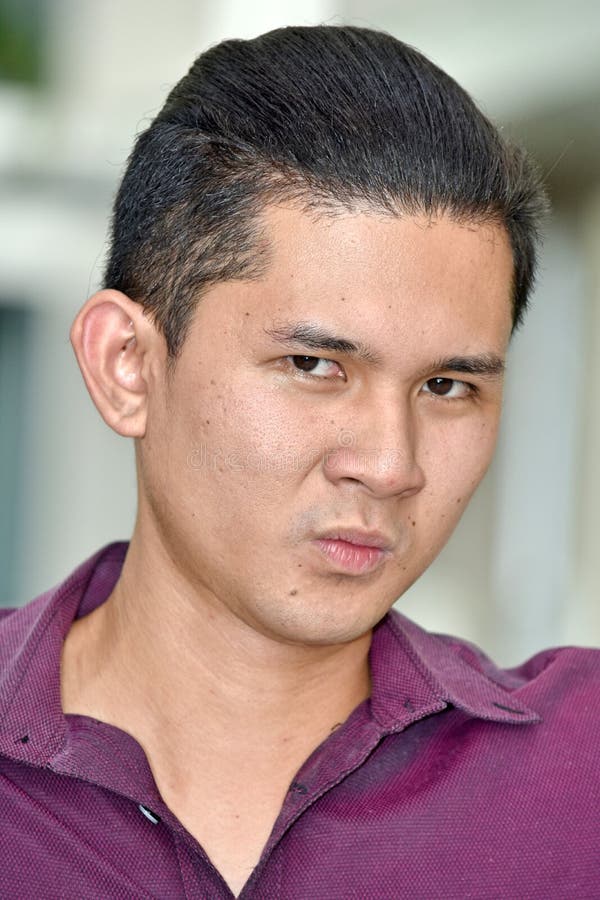 Confused Handsome Filipino Person Stock Image - Image of thinking, good ...