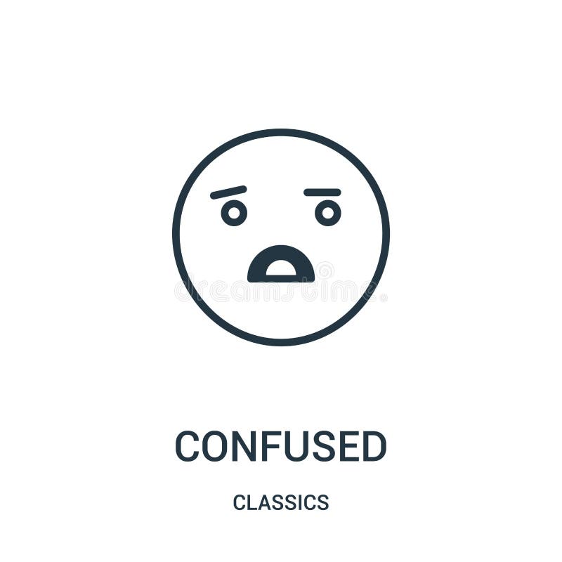 Confusion Icon Vector from Human Mind Collection. Thin Line Confusion ...