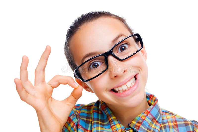 Confused little nerd stock photo. Image of nerd, surprised - 17686678