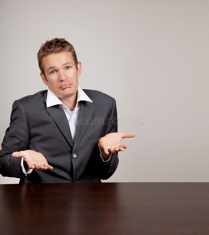Confused man stock image. Image of confused, businessman - 23181199