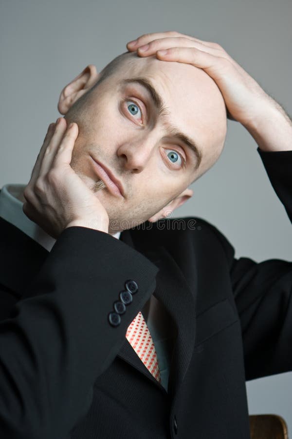 Confused Man stock image. Image of frustration, baffled - 5090595