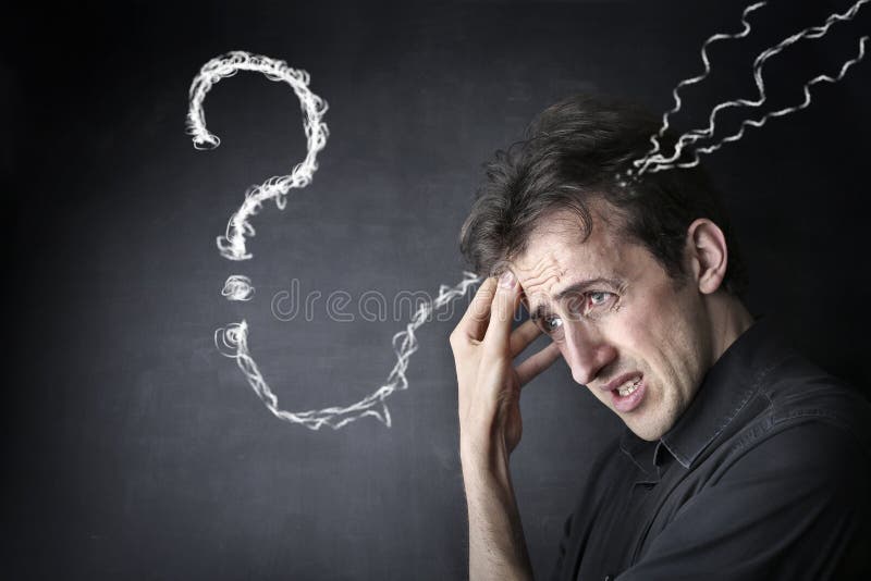 Confused man stock image. Image of expression, businessman - 46728701