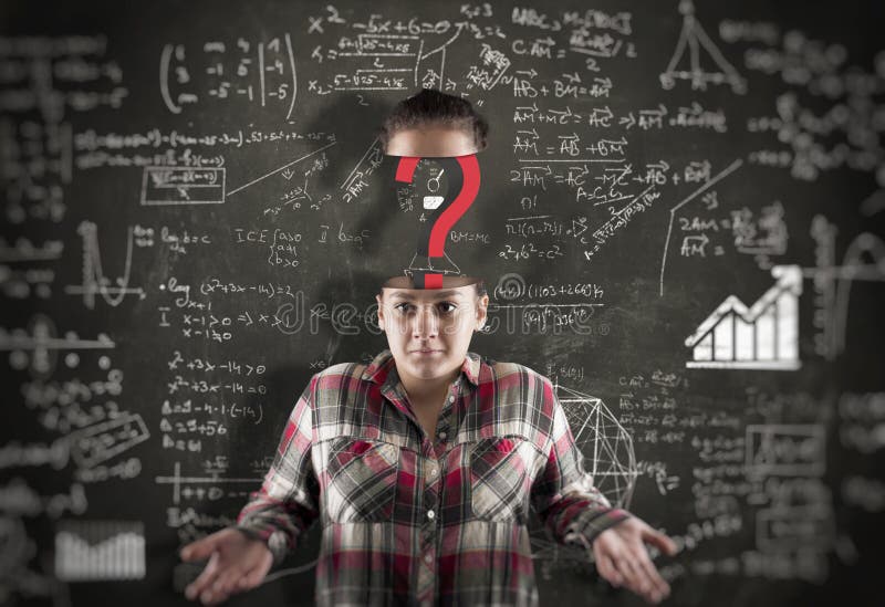 Confused question mark stock photo. Image of study, confused - 101372562