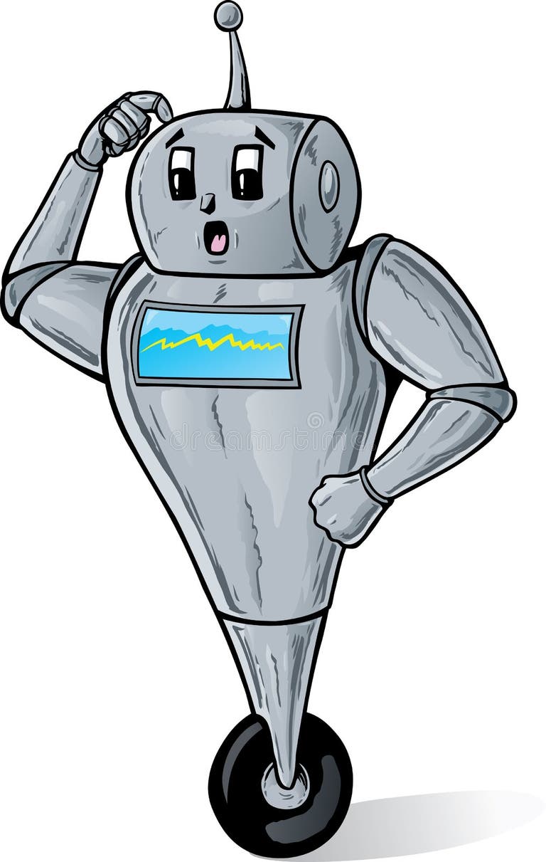 Confused Robot Stock Illustrations – 448 Confused Robot Stock ...