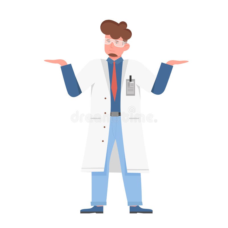 Scientist Thinking Clipart