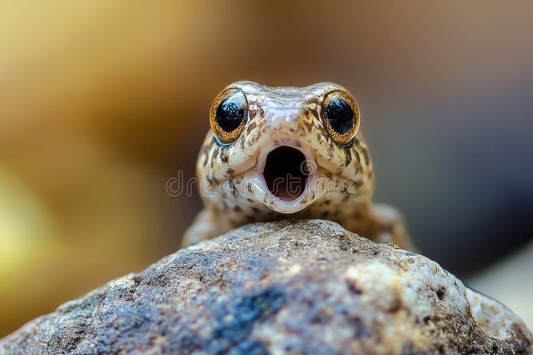 Confused and shocked frog stock illustration. Illustration of fauna ...