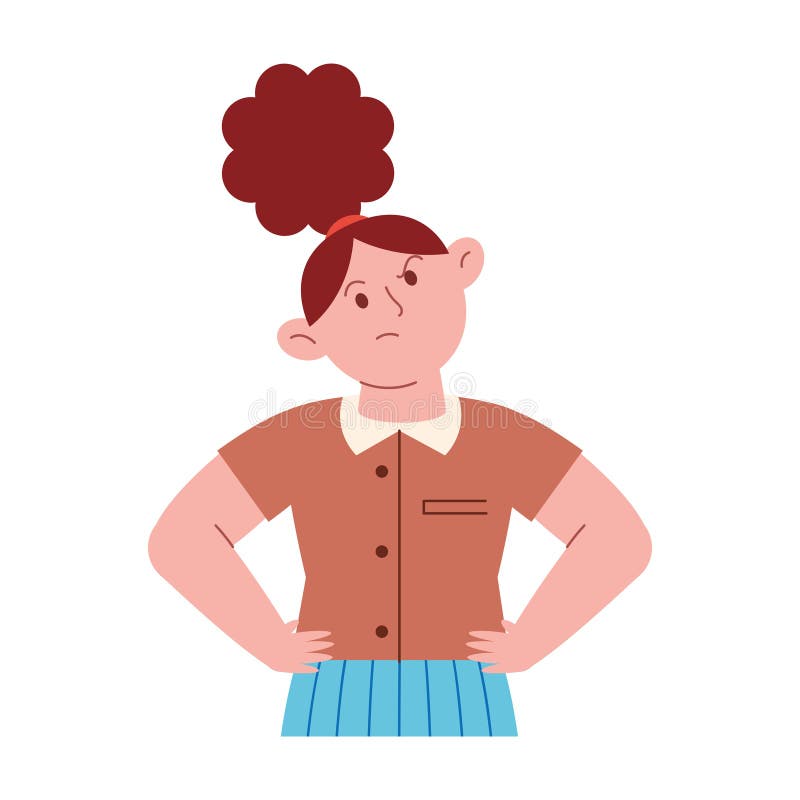 Confused Student Expression Stock Vector - Illustration of expression ...