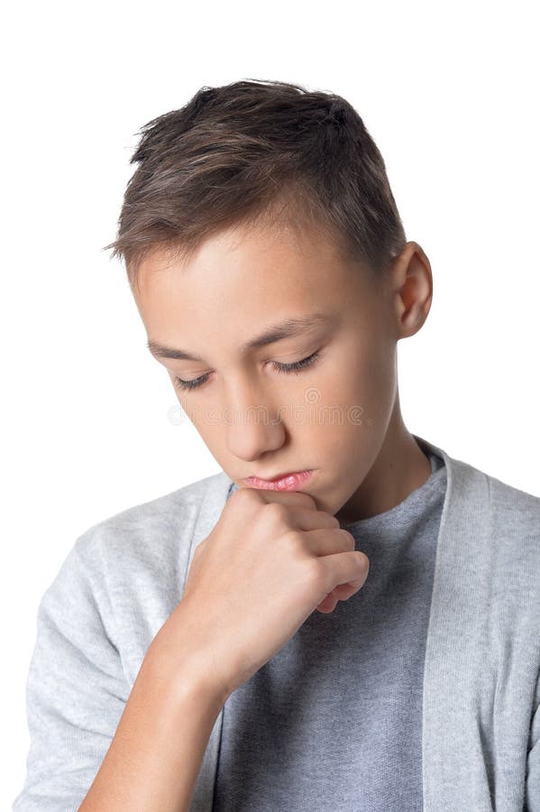 Confused teen boy stock photo. Image of feelings, boyhood - 84655128