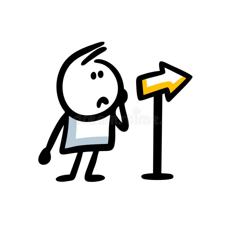 Stickman Confused Stock Illustrations – 352 Stickman Confused Stock ...