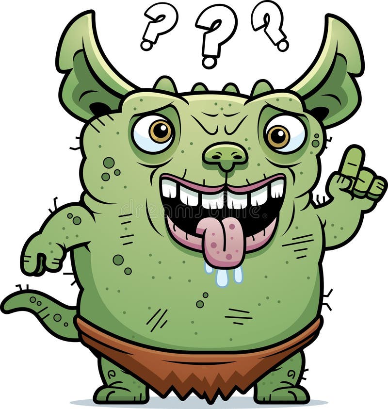 Ugly Dirty Toilet Bowl Germs Stock Illustration - Illustration of ...