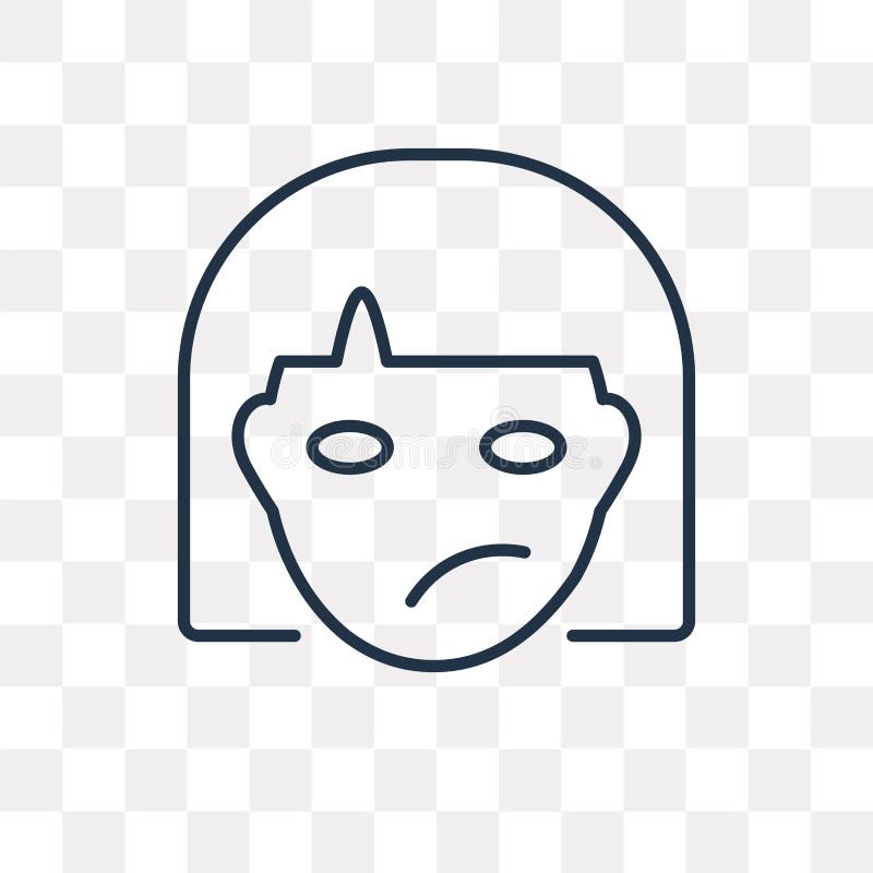 Confused Vector Icon Isolated on Transparent Background, Confuse Stock ...