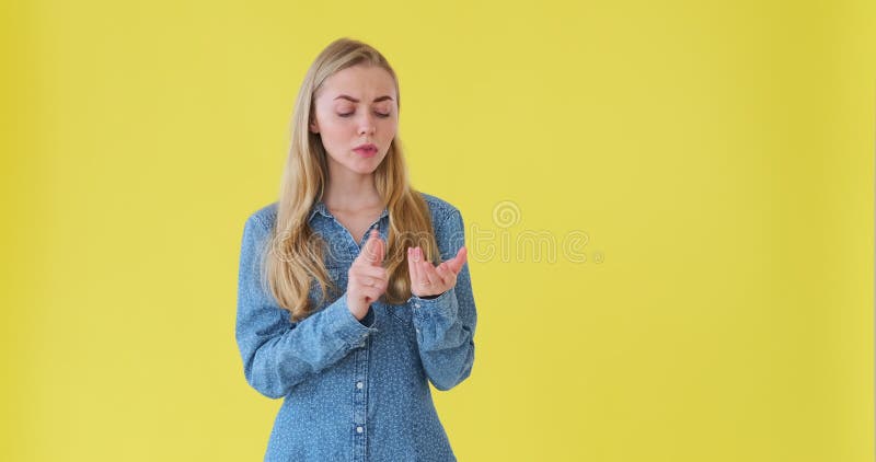 Confused Woman Thinking for a Solution To Her Problem Stock Footage ...