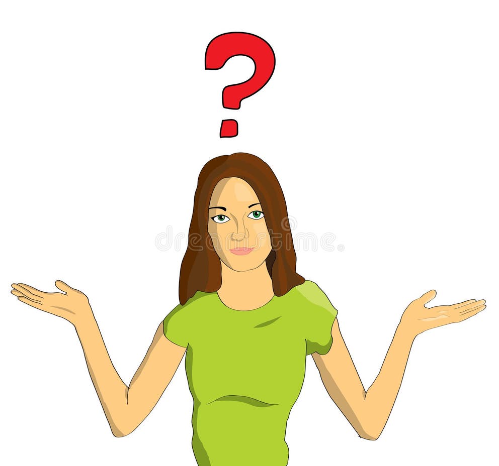 Misunderstanding Woman Stock Illustrations – 1,208 Misunderstanding ...