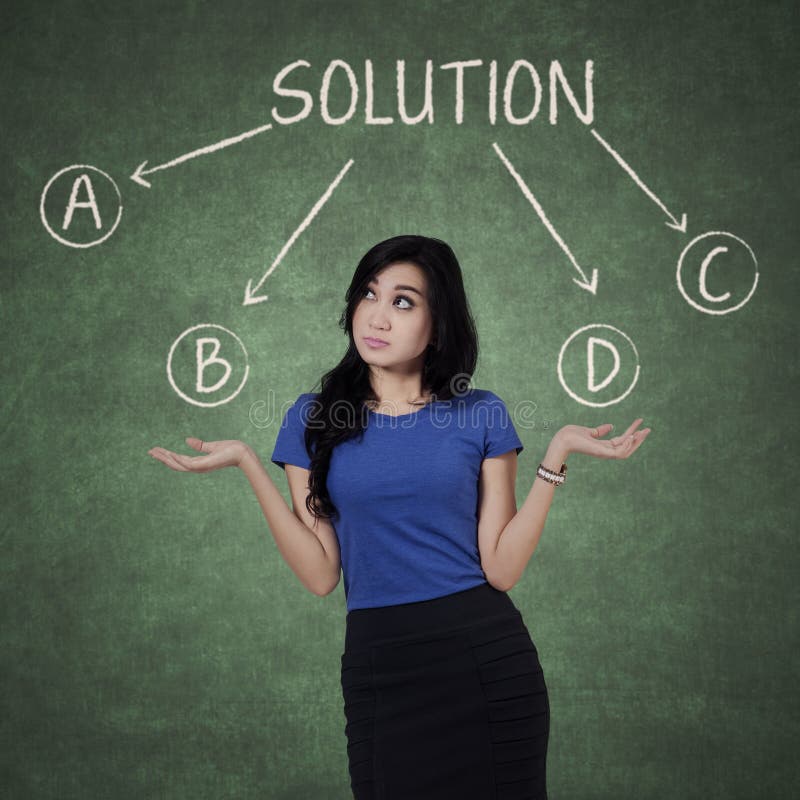 Confused Worker To Choose Solutions Stock Image - Image of inquiry ...