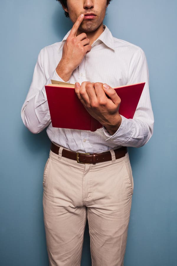 Confused young man stock image. Image of beard, happy - 50414619