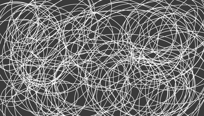 Confusing Background, Complex Pattern, Doodle Backdrop Stock Vector ...