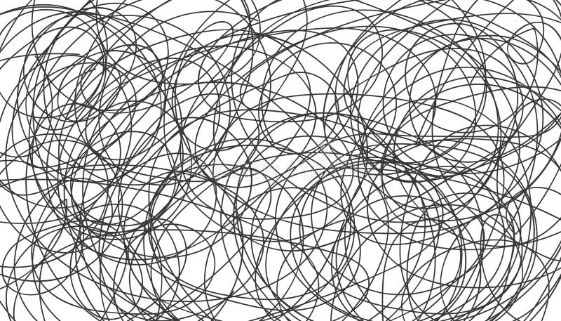 Confusing Background, Complex Pattern, Doodle Backdrop Stock Vector ...