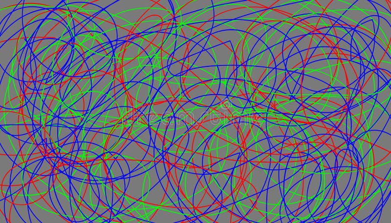 Confusing Background, Complex Pattern, Doodle Backdrop Stock Vector ...