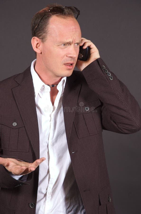 Confusing Call stock photo. Image of suit, talking, businessman - 1027088