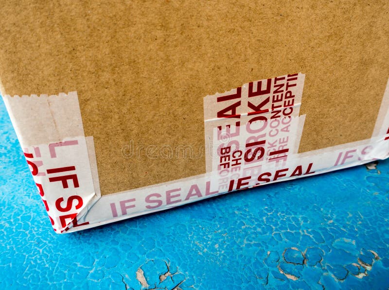 Confusing Letters on the Plastic Seal Strips that are Overlapped on the ...
