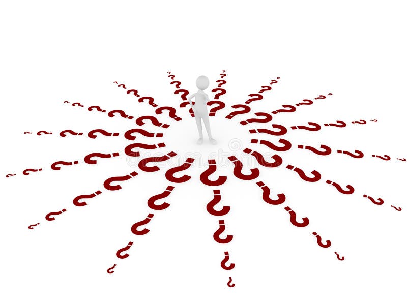 Confusion stock illustration. Illustration of query, issue - 9801759