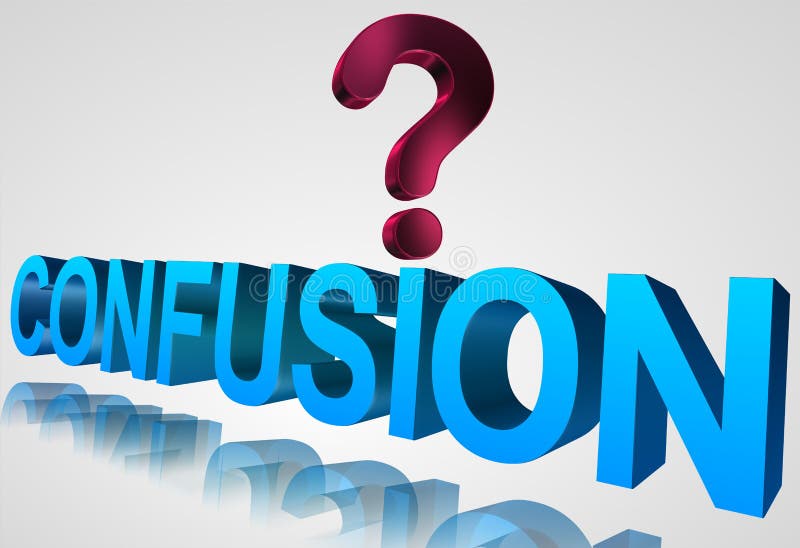 Confusion illustration stock. Illustration du illustration - 24453211