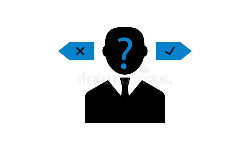 Decision Icon Sign Symbol Vector Illustration Stock Illustration ...