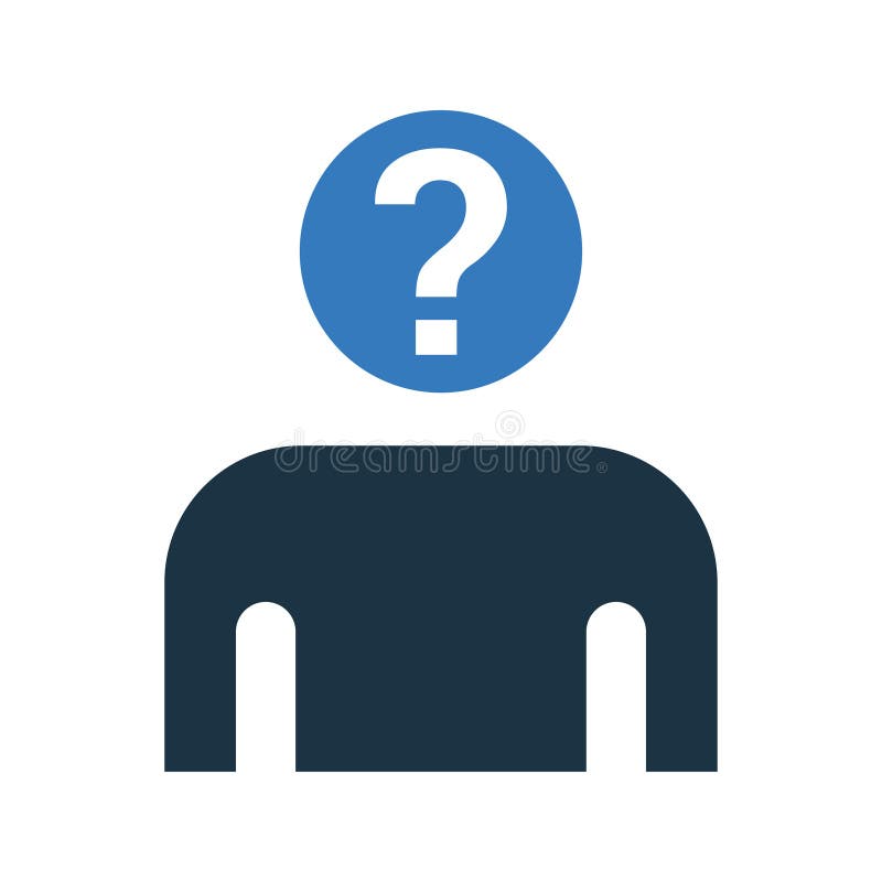 Confusion Icon. Simple Vector Graphics Stock Illustration ...
