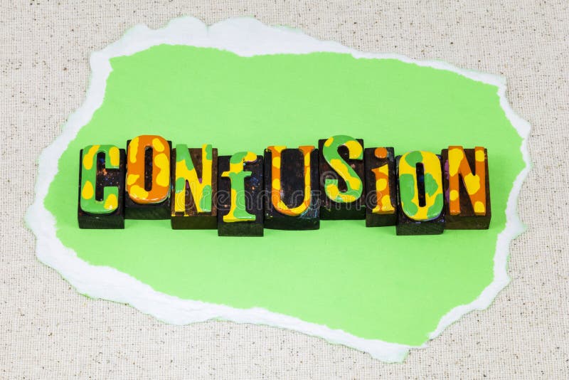 Confusion Problem Confused Person Uncertain Decision Question ...