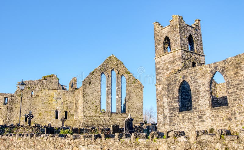 Cong Abbey stockbild. Bild von stein, mittelalterlich - 33033105