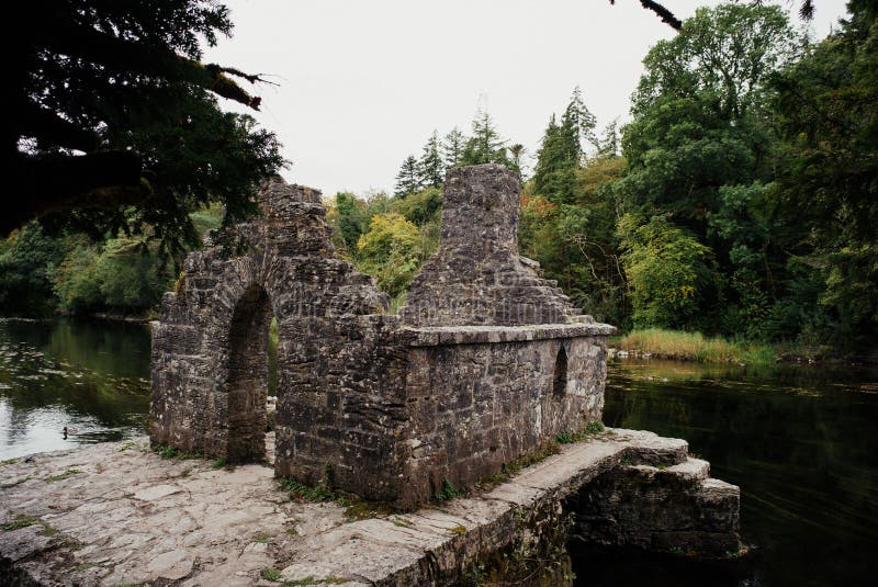 Cong Abbey in the Region of Galway, Ireland. Stock Photo - Image of ...