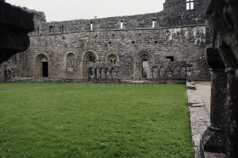 Cong Abbey in the Region of Galway, Ireland. Editorial Photography ...