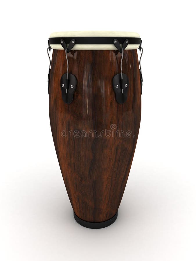 Conga Drum stock illustration. Illustration of instrument - 7454611
