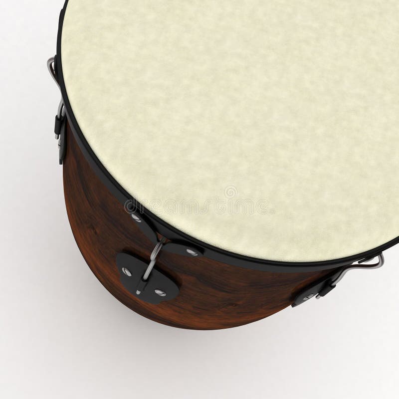 Conga Drum Line Drawing Vector. Percussion Instrument Single Conga ...