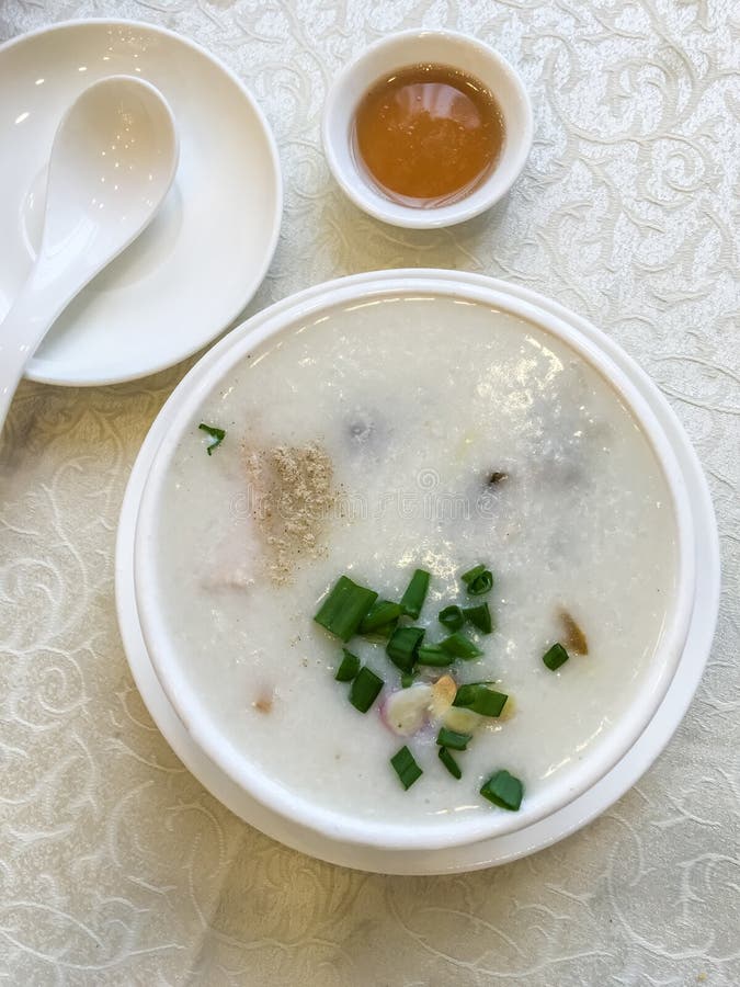 Congee or Rice porridge stock image. Image of lunch, chinese - 72548719