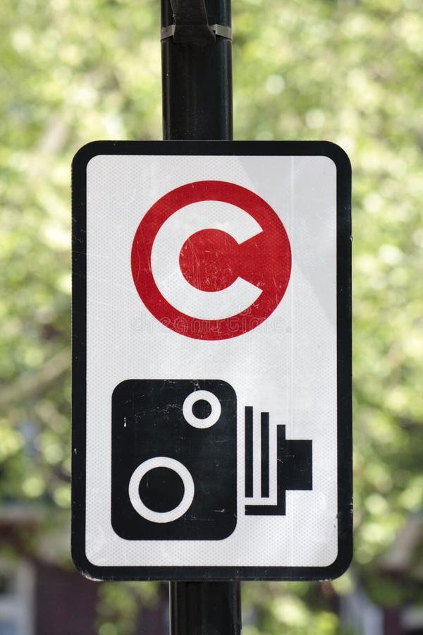 Congestion charge sign stock photo. Image of signage - 25160782