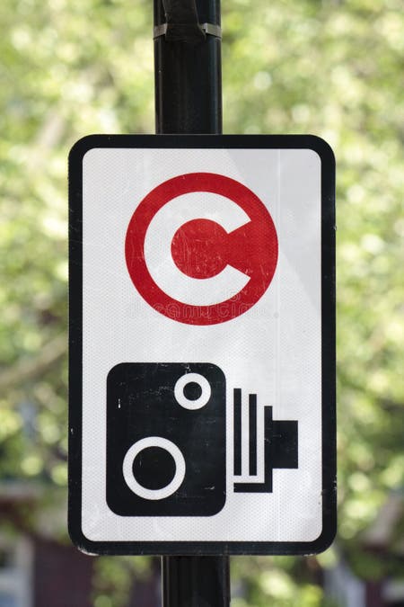 Congestion charge sign stock photo. Image of signage - 25160782