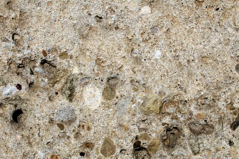 Natural conglomerate rock stock image. Image of cement - 91625149