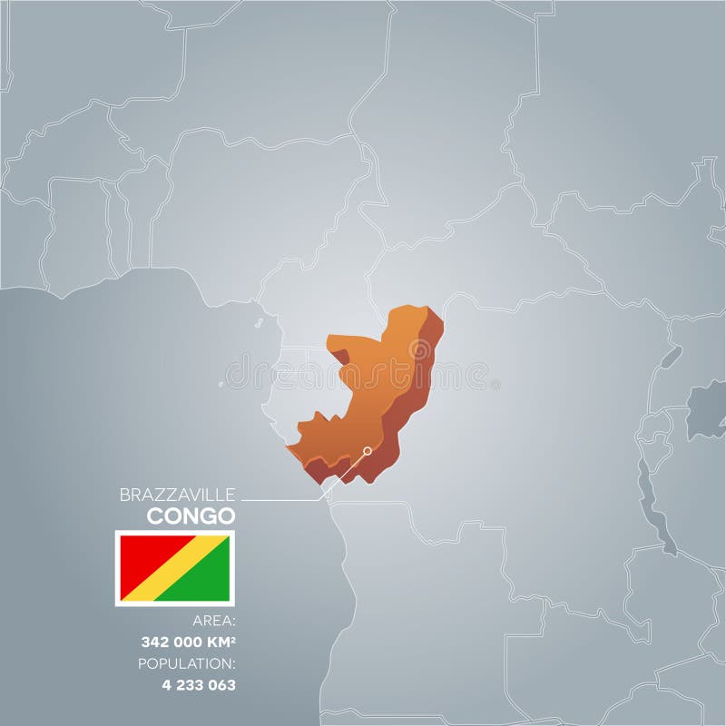 Congo information map. stock vector. Illustration of navigate - 101934985