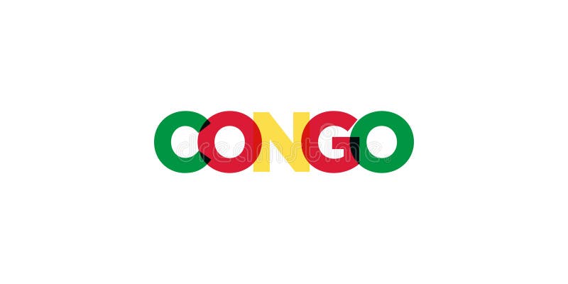 Congo Emblem. the Design Features a Geometric Style, Vector ...