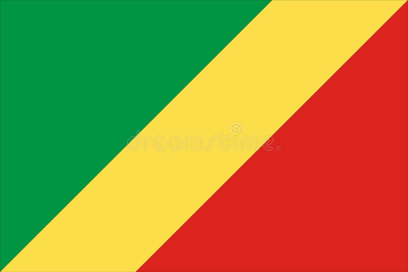 Congo flagga stock illustrationer. Illustration av historia - 117951033