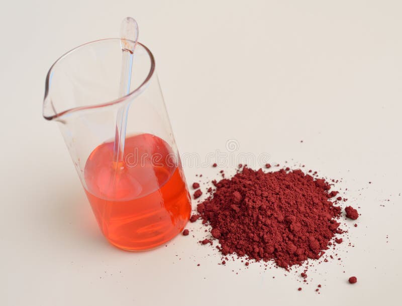 Congo Red is an Organic Compound, it is an Azo Dye Stock Image - Image ...